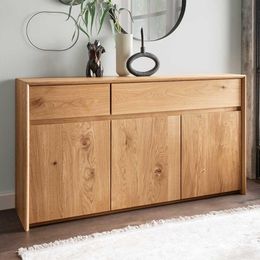 Pharao24.de Esszimmersideboard aus Wildeiche Massivholz in modernem Design