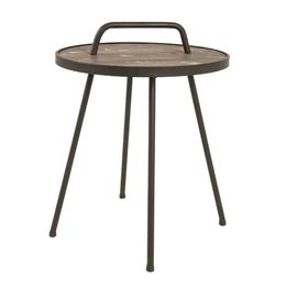 Pharao24.de Runder Beistelltisch im Factory Chic Design 50 cm