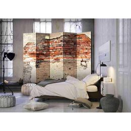 Pharao24.de Paravent mit Stadtmauer Motiv 225 cm breit