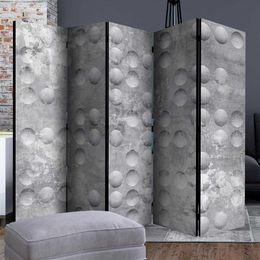Pharao24.de Trennwand in modernem Design abstraktem Bubble Muster