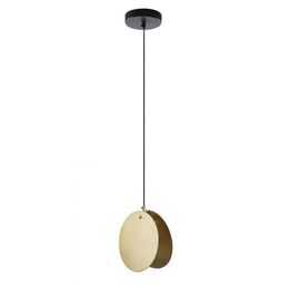 Pharao24.de Messingfarbige Pendelleuchte in modernem Design Metall