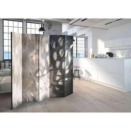 Pharao24.de Raumteilerparavent Feder Motiv 225 cm breit