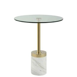 Pharao24.de Beistelltisch aus Marmor Glas