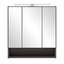 Pharao24.de Badezimmer Spiegelschrank mit LED Beleuchtung 60 cm oder 100 cm breit