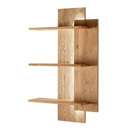Pharao24.de H&auml;ngeregal Massivholzregal in modernem Design 60 cm breit
