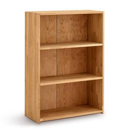 Pharao24.de Ordnerregal Wildeiche ge&ouml;lt aus Massivholz 80 cm breit
