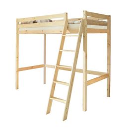 Pharao24.de Kinderhochbett in Kieferfarben Kiefer