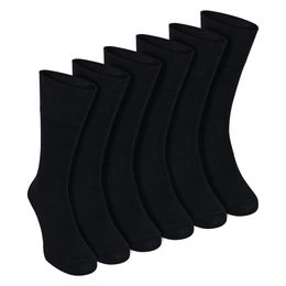 6er-Pack Herren Bambus Socken ohne Elasthan, weich, atmungsaktiv, t&auml;glicher Komfort
