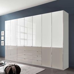 Pharao24.de Schlafzimmerkleiderschrank Dreht&uuml;renschrank in modernem Design 345 cm breit
