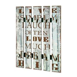 Pharao24.de Flurgarderobe mit Schrift Vintage Look