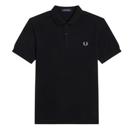 Fred Perry Schwarzes Schlichtes Polohemd