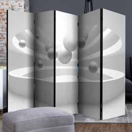 Pharao24.de XL Paravent in modernem Design geometrischem Muster