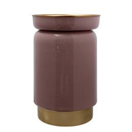 Pharao24.de Beistelltisch in Altrosa Metallplatte