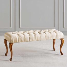 Pharao24.de Polstersitzbank in italienischem Design 123 cm breit - 53 cm hoch