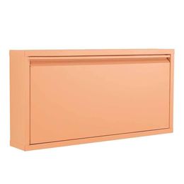 Pharao24.de Metallschuhkipper in Terracotta pulverbeschichtet die Wandmontage
