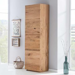 Pharao24.de Dielenschrank mit Balkeneiche furniert 2 m hoch