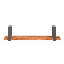 Pharao24.de Wandboard rustikal aus Massivholz Stahl