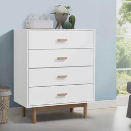 Pharao24.de Schlafzimmerkommode Kommode mit vier Schubladen im Skandi Design