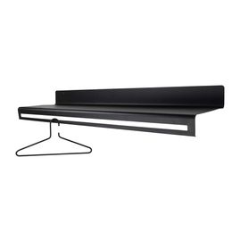 Pharao24.de Wandgarderobe Garderobe mit Hutablage aus Metall im Industry und Loft Stil