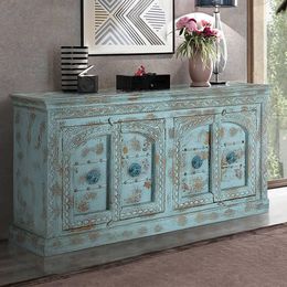 Pharao24.de Sideboard Kommode mit Dreht&uuml;ren Antik Finish