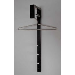Pharao24.de H&auml;ngegarderobe in Schwarz Haken