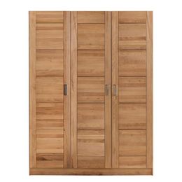 Pharao24.de Schlafzimmerschrank in Kernbuchefarben 205 cm hoch