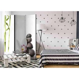 Pharao24.de Spanische Wand im Zen Design drei Elementen