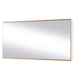 Pharao24.de Garderobenspiegel Flurspiegel mit Holzrahmen 123 cm breit