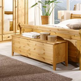 Pharao24.de Holztruhe aus Kiefer Massivholz Landhausstil
