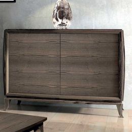 Pharao24.de Sideboard in Esche dunkel furniert zwei T&uuml;ren