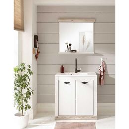 Pharao24.de G&auml;ste WC M&ouml;bel Set im Landhausstil Waschbecken (zweiteilig)