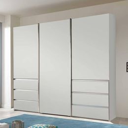 Pharao24.de Schlafzimmerkleiderschrank mit sechs Schubladen Schwebet&uuml;ren