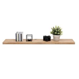 Pharao24.de Wandboard aus Eiche Massivholz 20 cm tief