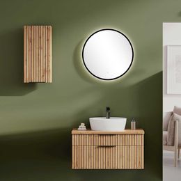 Pharao24.de G&auml;ste WC M&ouml;bel Set in modernem Design die Wandmontage (dreiteilig)
