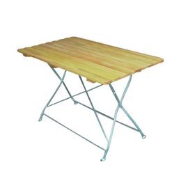 Pharao24.de Klappbarer Gartentisch massiv Stahl
