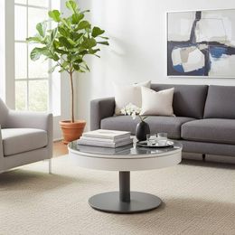 Pharao24.de Moderner Couchtisch Made in Germany Platte h&ouml;henverstellbar