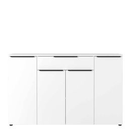 Pharao24.de Kommode Sideboard mit einer Schublade und Dreht&uuml;ren