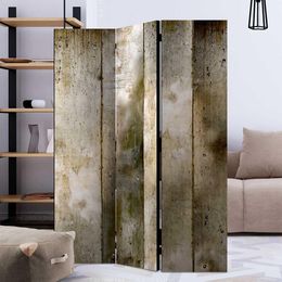 Pharao24.de Paravent im Industry und Loft Stil Stein - Mauer Motiv