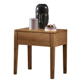 Pharao24.de Nachtkommode aus Wildeiche Massivholz ge&ouml;lt 48 cm hoch
