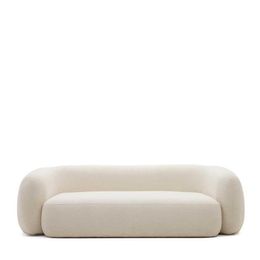Pharao24.de Dreisitzer Couch Skandi Offwhite 246 cm breit 124 cm tief