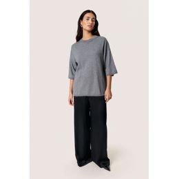 Soaked in Luxury Strickpullover SLSanja Oversize fit grey