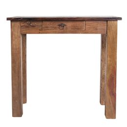 Pharao24.de Telefontisch aus Teak Massivholz 80 cm