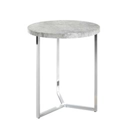 Pharao24.de Runder Tisch in Beton Grau modern