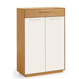 Pharao24.de Schuhschrank Garderobenschuhschrank mit einer Schublade und Dreht&uuml;ren