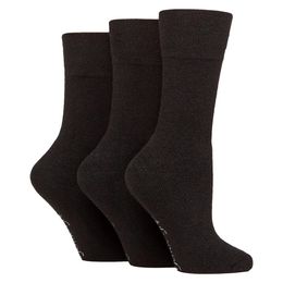 3er-Pack Damen Wollstulpen Socken Warm Gepolsterte Wandersocken