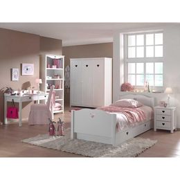 Pharao24.de M&auml;dchenzimmer in Wei&szlig; komplett (sechsteilig)