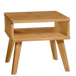 Pharao24.de Nachttisch aus Wildeiche Massivholz ge&ouml;lt Skandi Design