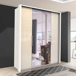 Pharao24.de Schlafzimmerschrank mit Spiegelt&uuml;r modernem Design