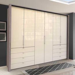 Pharao24.de Panorama Kleiderschrank mit acht Schubladen 3 t&uuml;rig