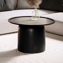Pharao24.de Couchtisch in runder Form Massivholz